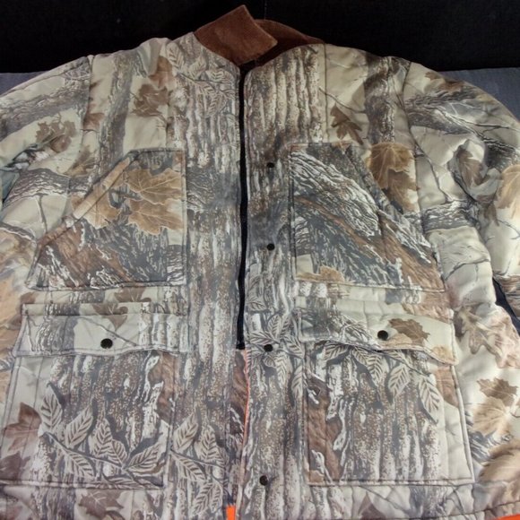 Jackets & Coats | Sz2xl Realtree Trees Leaves Camo Hunting Orange ...
